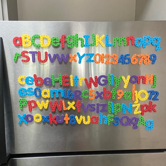 Games | Colorful Alphabet And Number Magnets | Poshmark